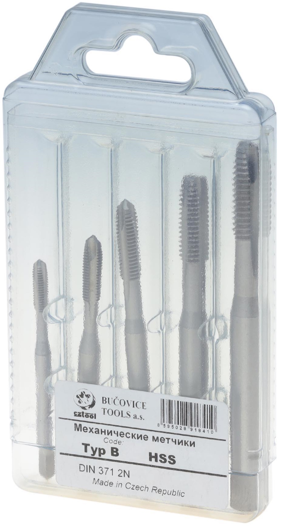 Набор из 5 машинных метчиков М3-М8 HSS Bucovice 102008 купить в интернет-магазине по низкой цене
