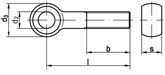 Купить болт откидной 20х155 din 444 форма в, оцинкованная сталь по ...
